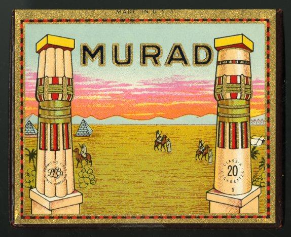 I couldn’t resist this beauty! Murad Turkish Cigarette Box – Helmar ...