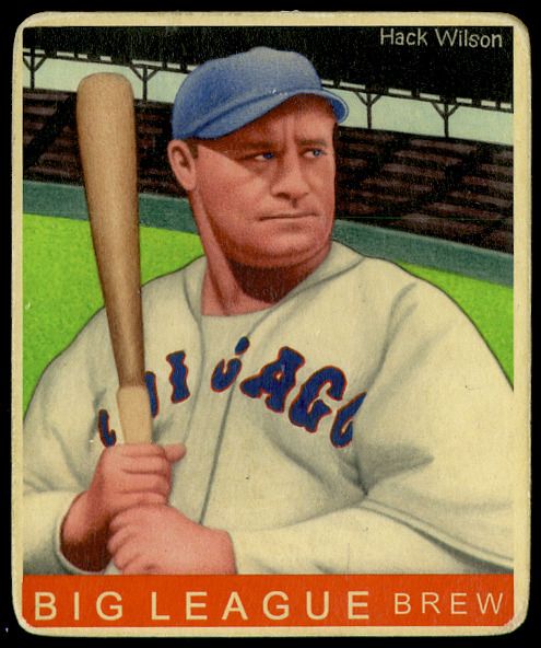 The one-of-a-kind Hack Wilson – Helmar Sports Cards and Baseball History